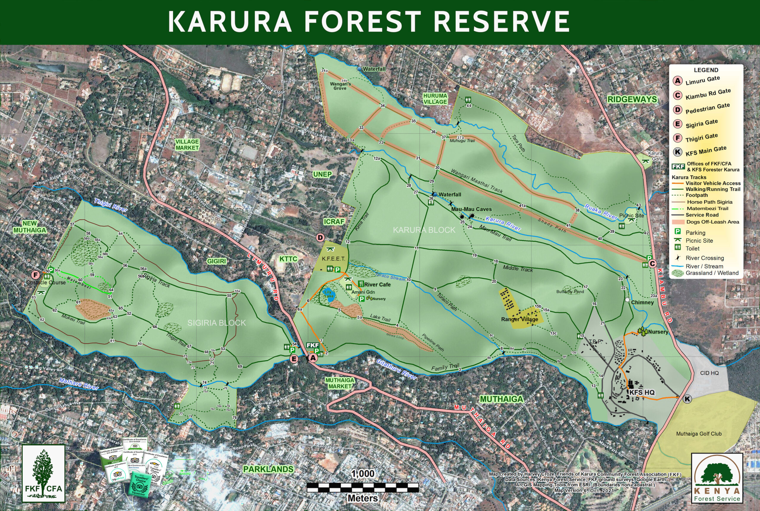 Karura Forest Maps – Friends of Karura Forest